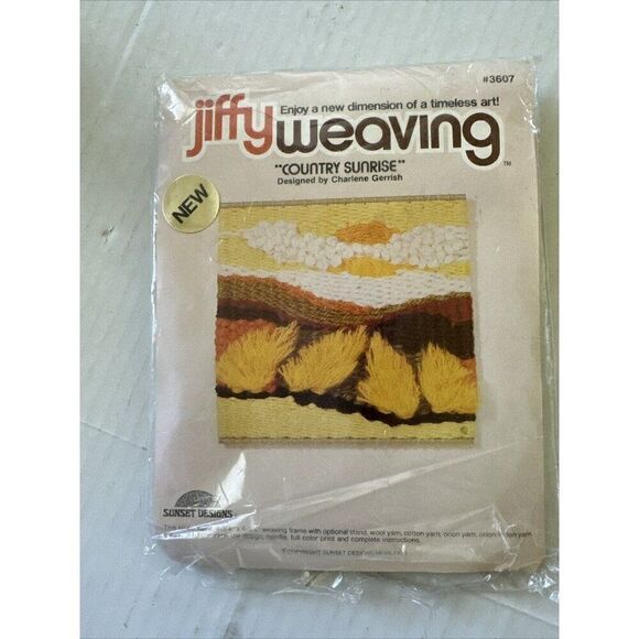 Wall Decor | Jiffy Weaving Craft Kit Country Sunrise Kit 367 ...